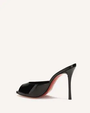 CHRISTIAN LOUBOUTIN Patent Leather Stiletto Sandals