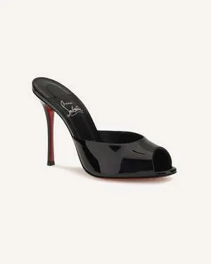 CHRISTIAN LOUBOUTIN Patent Leather Stiletto Sandals