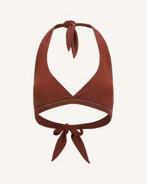 Brunello Cucinelli Triangle Bikini Top