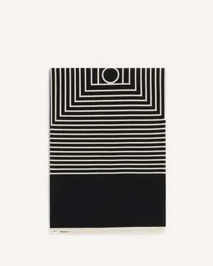 TOTEME Monogram Silk Scarf - Black