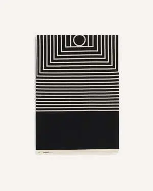 TOTEME Monogram Silk Scarf - Black
