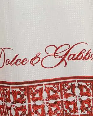 Dolce & Gabbana Maiolica Print Jacquard Twill Shorts
