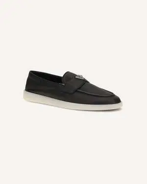 Prada Leather Loafers - Black