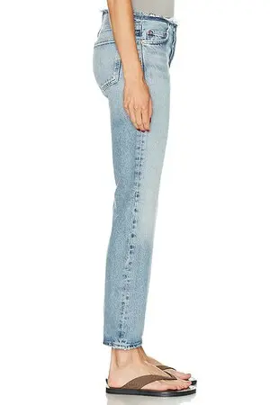 AGOLDE Fray Slim Crop Jeans