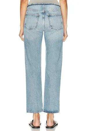 AGOLDE Fray Slim Crop Jeans