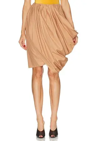 Chloé Above The Knee Draped Skirt - Reef Shell
