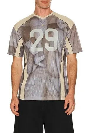 PAS UNE MARQUE Graphic Mesh T-shirt
