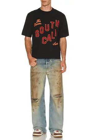 Amiri South Cali Flock Crop Tee