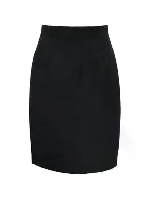 Giambattista Valli Wool Pencil Skirt - Black