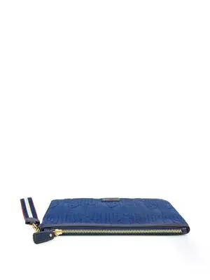 ANYA HINDMARCH Logo-embossed Terry Pouch