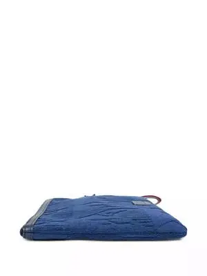 ANYA HINDMARCH Logo-embossed Terry Pouch