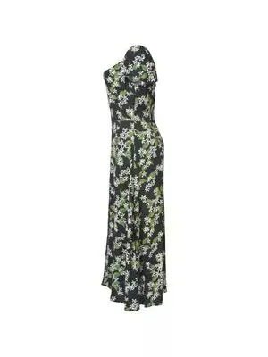 REFORMATION Floral Print V-neck Dress