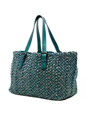 Bottega Veneta Medium Cesta Tote Bag - Blue