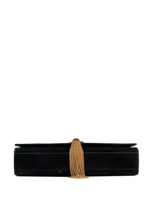 Saint Laurent Medium Suede Monogram Kate Tassel Crossbody Bag