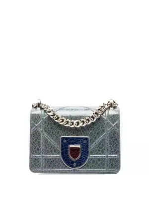 Dior 2016 Mini Diorama Flap Crossbody Bag - Grey