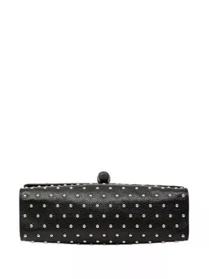 Gucci Medium Studded Leather Miss Bamboo Crossbody Bag