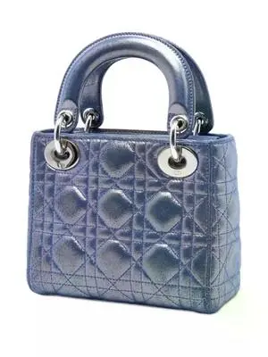 Dior Mini Lady Satchel - Blue