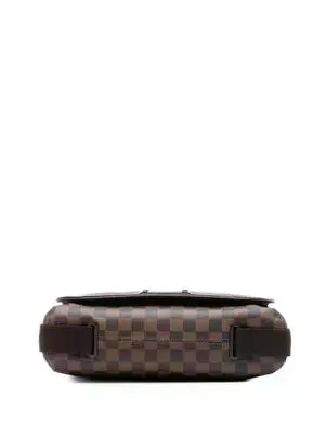 LOUIS VUITTON Damier Ebene Brooklyn Mm Crossbody Bag