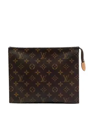 LOUIS VUITTON Monogram Toiletry Pouch 26 Clutch Bag - Brown