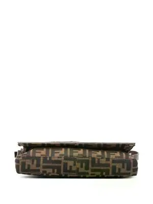 Fendi Zucca Canvas Pochette Shoulder Bag