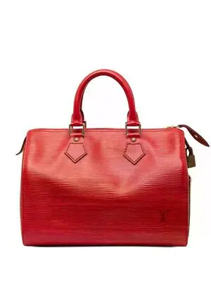 LOUIS VUITTON Epi Speedy 25 Boston Bag - Red