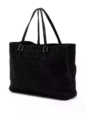 Fendi Zucchino Canvas Tote Bag