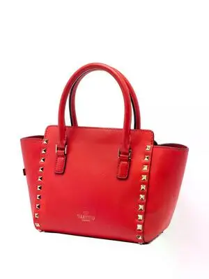 Valentino Garavani Mini Rockstud Leather Tote Satchel