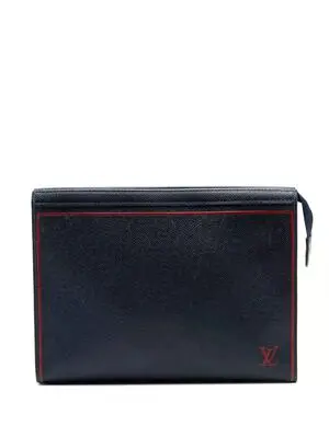 LOUIS VUITTON Taiga Pochette Voyage Mm Clutch Bag - Blue