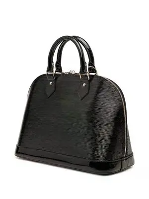 LOUIS VUITTON Electric Epi Alma Pm Handbag - Black