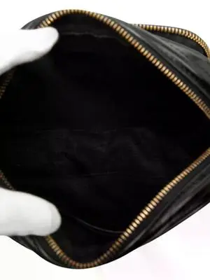 Burberry Embossed Calfskin Tb Monogram Camera Chain Crossbody Bag