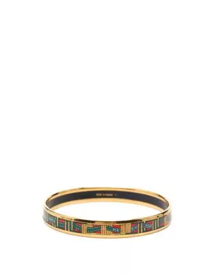 Hermès 20th Century Cloisonné Enamel Bangle