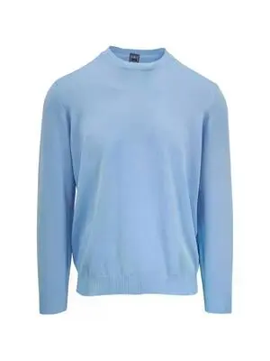 Fedeli Argentina Crew Neck Sweater - Blue