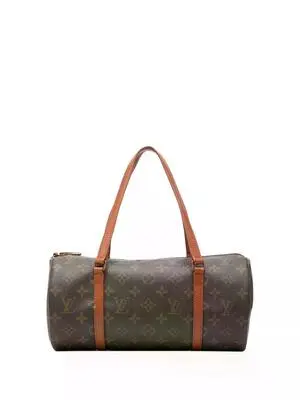 LOUIS VUITTON Monogram Papillon 30 Handbag - Brown