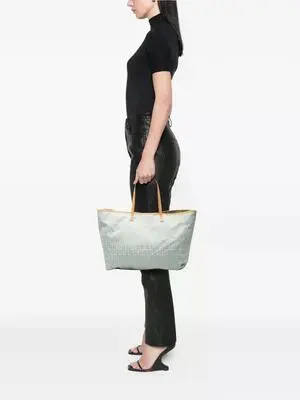 Fendi Zucchino Canvas Roll Tote Bag