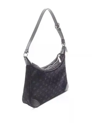 LOUIS VUITTON Monogram Mini Satin Boulogne Shoulder Bag