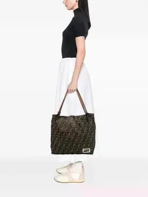 Fendi Zucca Canvas Tote Bag
