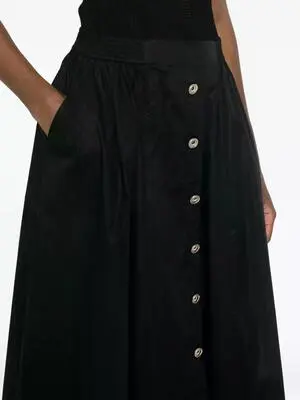 TWINSET Button-front Midi Skirt