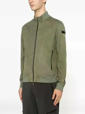 RRD Roberto Ricci Designs Suede-effect Zip-up Jacket