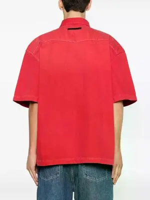 7 For All Mankind Logo-patch Short-sleeve Overshirt
