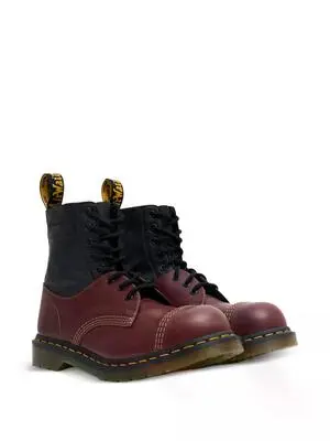 Dr. Martens Mm6 Maison Margiela X 1460 Twisted Leather Boots - Red