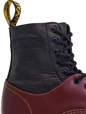 Dr. Martens Mm6 Maison Margiela X 1460 Twisted Leather Boots - Red