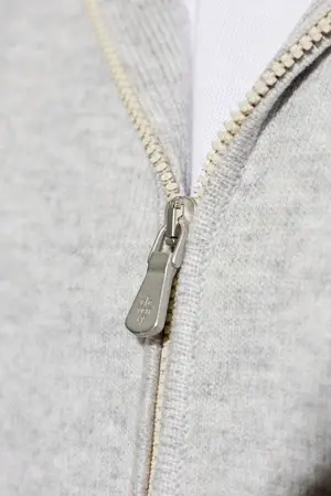 Eleventy Cashmere Hooded Zip-up Cardigan
