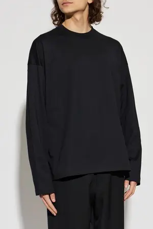 JIL SANDER Long Sleeve T-shirt - Black