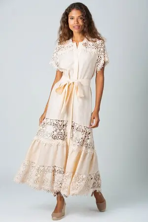 Miguelina Trimmed Day Dresses