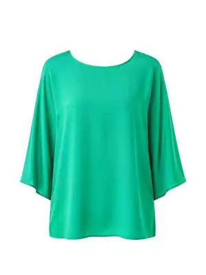 Max Mara Gattini Silk Blouse With Bow Detail