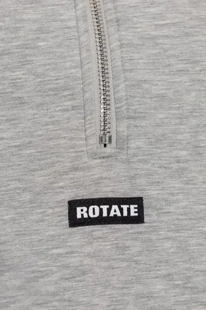 ROTATE BY BIRGER CHRISTENSEN Sweatshirt With Logo Patch