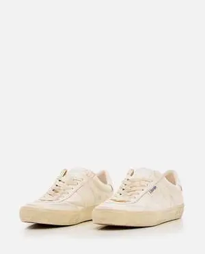 GOLDEN GOOSE Soul Star Lace-up Leather Sneakers - White
