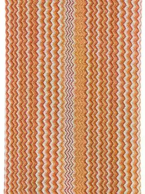 Missoni Zigzag-knit Fringed Scarf