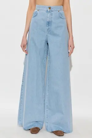 Max Mara Affari" Wide-leg Jeans - Blue