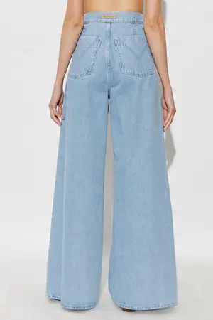Max Mara Affari" Wide-leg Jeans - Blue